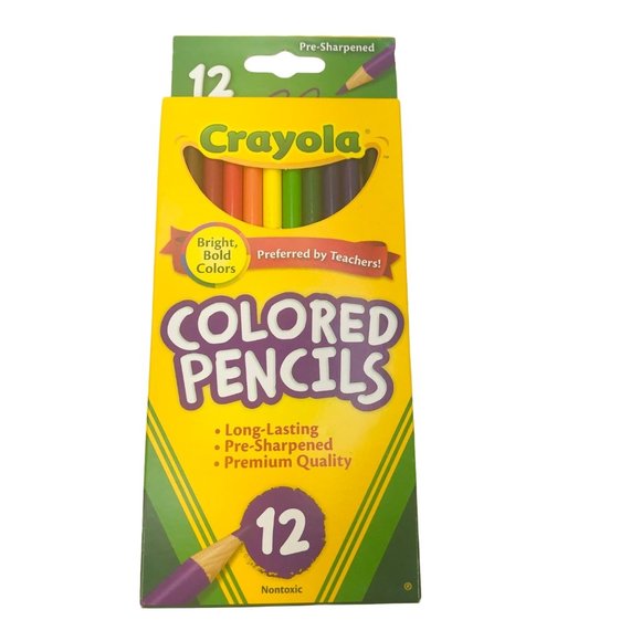 Crayola | Office | Crayola 6842 Long Colored Pencils Pack Of 12 ...